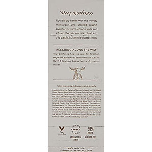 FarmHouse Fresh Buttermilk Lavender Steeped Milk Lotion for Hands, Lavender Cookie, 2 fl. oz.