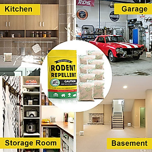 ANEWNICE Rodent Repellent, Peppermint Oils Mouse Repellent Outdoor,Rat Repellent for House/Car/RV/Boat/Garage/Shed/Cabin,Rodent Repellent for Car Engines,Mouse Repellant,Mice Away(8 Pouches)