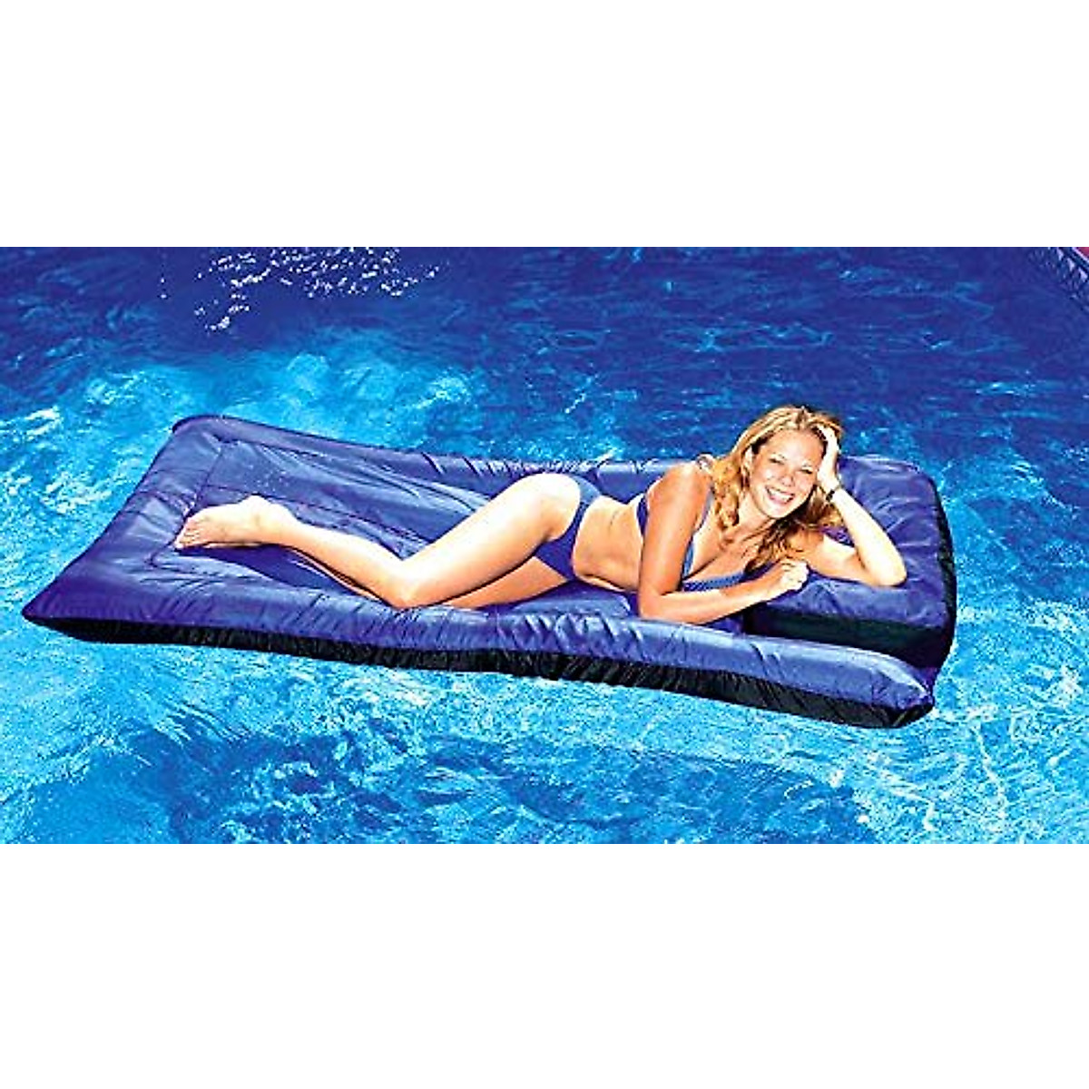 4 Swimline 9057 Swimming Pool Inflatable Fabric Covered Air Mattresses Oversized