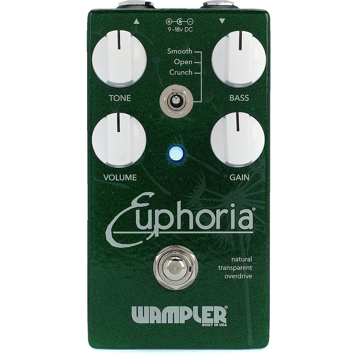 Wampler Euphoria V2 Natural Transparent Overdrive Guitar Effects Pedal