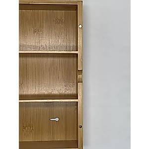 RUBY MAE BAMBOO BAG STORAGE ORGANIZER AND DISPENSER FOR SANDWICH, SNACK, QUART AND GALLON SIZE BAGS STORED IN KITCHEN DRAWER OR HANG ON WALL IN PANTRY