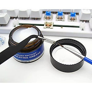 RUNJRX Keyboard Lube Kit with Switch Opener Tweezers for Custom Keyboard, Keyboard Lube Tools