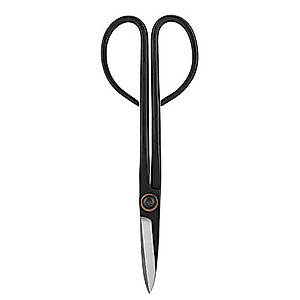 Cyrank Multifunctional Bonsai Scissors, 205mm Long Handle Scissors Stainless Steel for Pruning Shear Bud Leaves, Bonsai Trimming Tool Garden Equipment Set