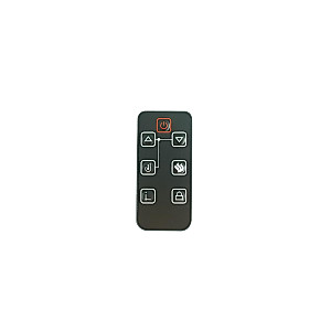 Remote Control for FEBO ZHS-30-B 384-15A-20-13E F18-I-008-018C F15-I-005-009 15IN-23-100 F15-I-005-031B LED 3D Flame Electric Infrared Fireplace Space Heater