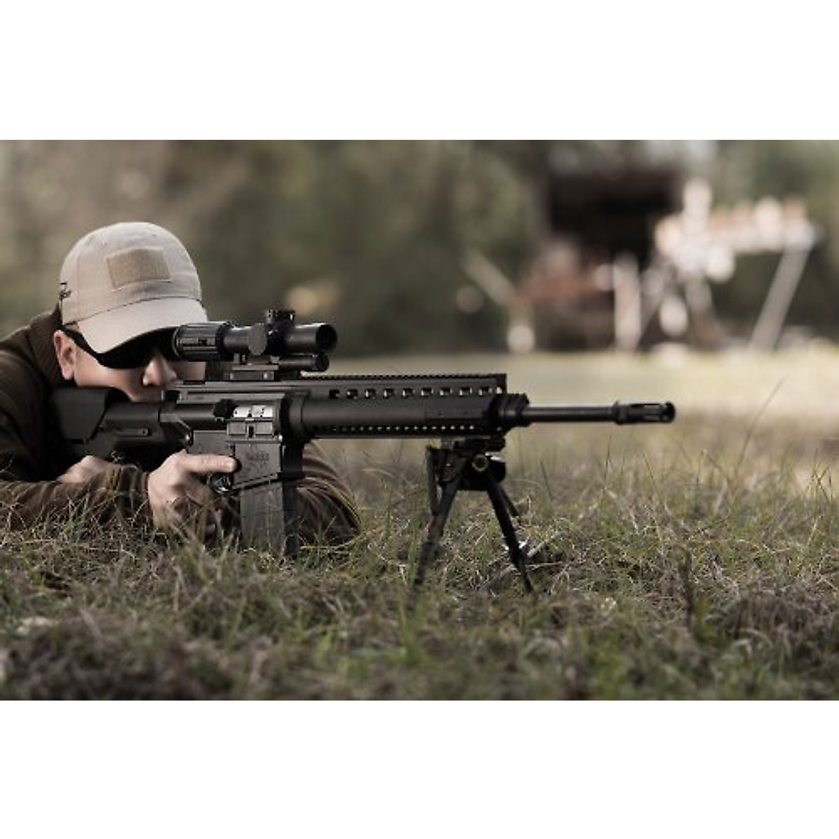 Trijicon VCOG 1-6x24 Riflescope Red Segmented Circle/Crosshair .223/55 Grain Ballistic Reticle with Thumb Screw Mount