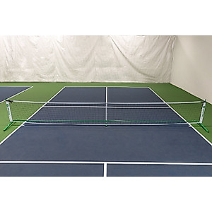 Pickle-Ball, Inc. Diller Pickleball Set with 3.0 Portable Tournament Net and Carry Bag, Diller Paddles, Pickleballs, Rule Sheet (Neon Balls)