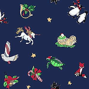 Vera Bradley Women's Novelty Cosmetic Makeup Organizer Bag, Snow Globe Motifs, One Size