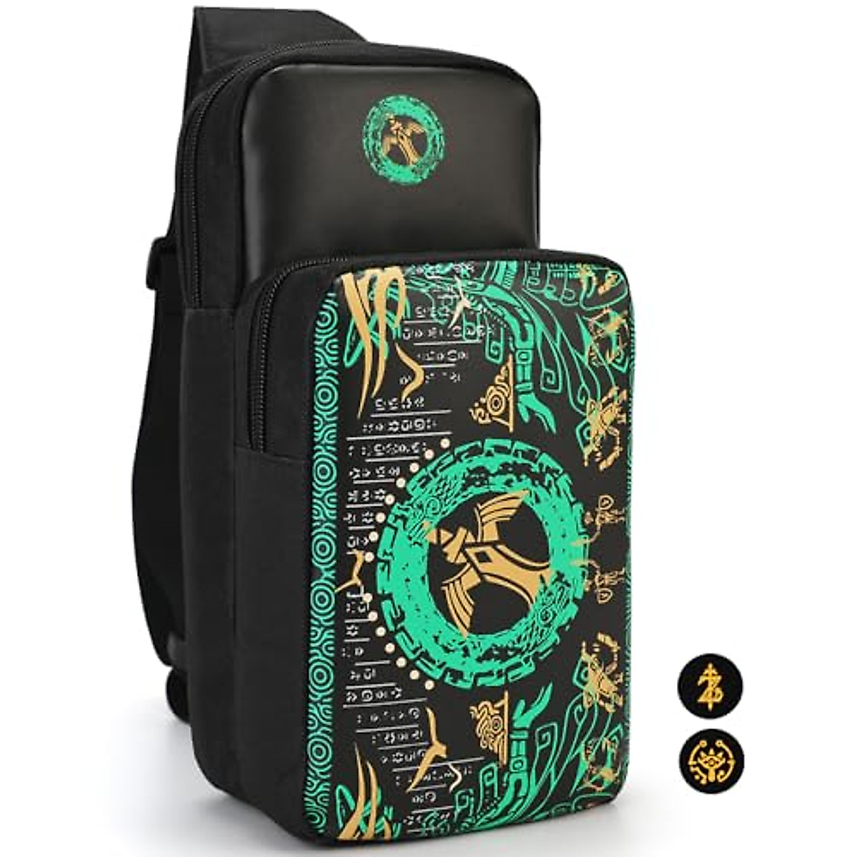 imeux Cute Travel Bag for Nintendo Switch, Lite, OLED, Steam Deck - Small Sling Portable Backpack Carrying Crossbody Shoulder Gaming Storage Case for NS Console Dock Joy-Cons Accessories