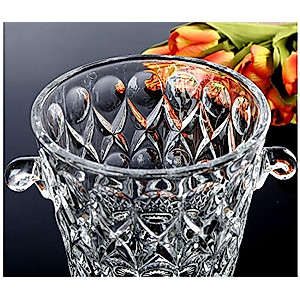 Glass Ice Bucket Champagne/Wine Bucket Wine Cooler