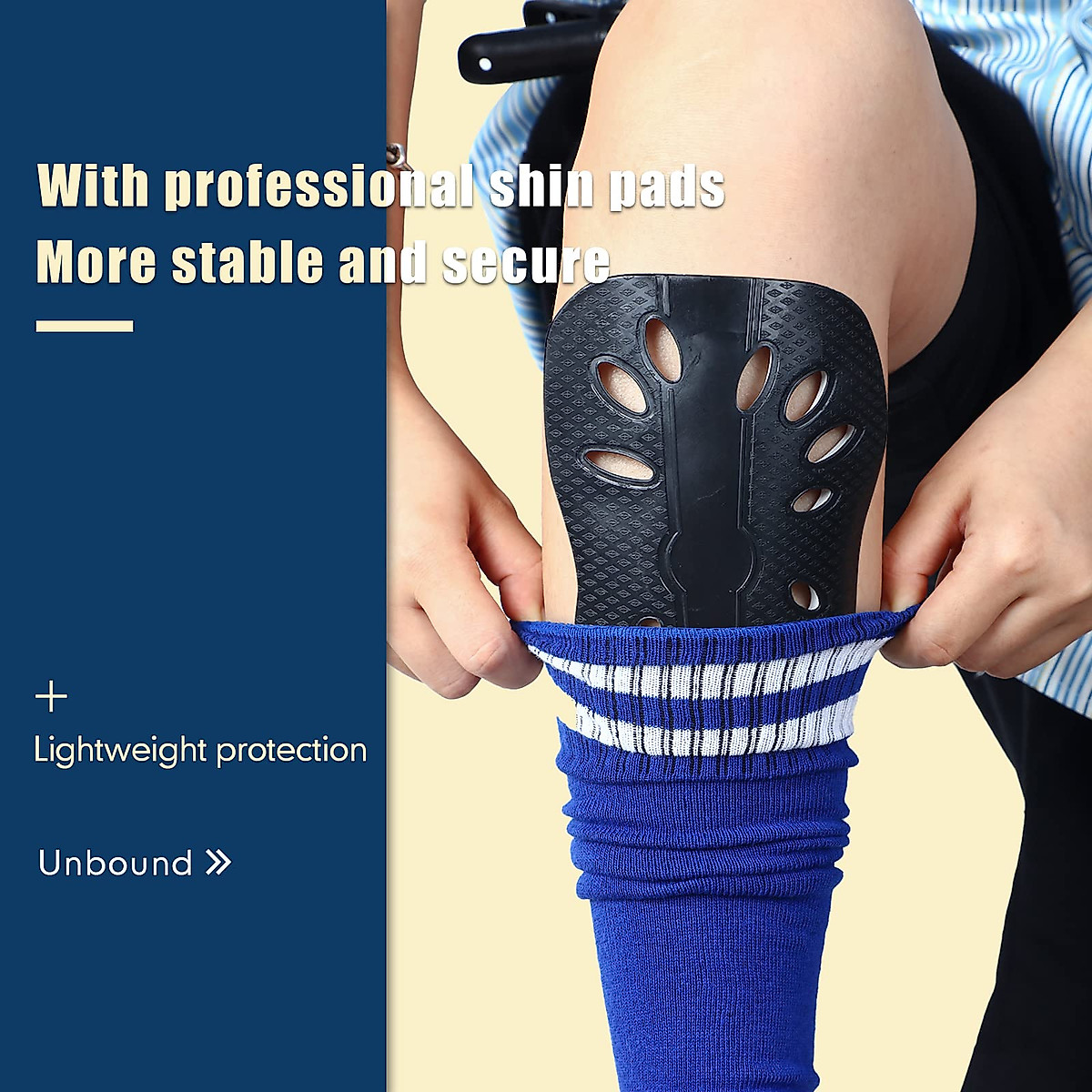 4 Pairs Kids Soccer Shin Guards Breathable Shin Guard Sleeves Toddler Shin Guards for Soccer Girls Boys Child Calf Protective Gear Shin Pad for 3-10 Years Old Children Soccer (Black and White)