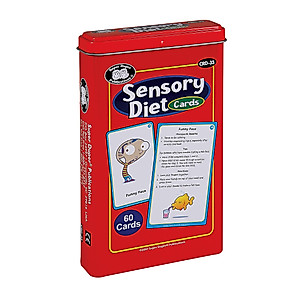 Sensory Diet Behavior and Body Awareness Flash Card Deck - Super Duper Educational Learning Toy for Kids