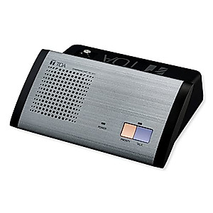 TOA TS-811 Infrared Chairperson Station; Equipped with Removable Microphone, Loudspeaker and Priority Switch; 1 Recording Output; Ring Shaped in-use LED Indicator; Easy Hook-up
