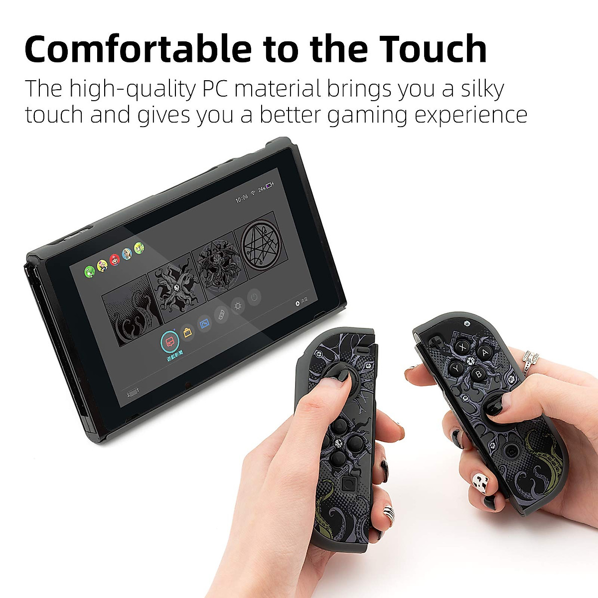 GeekShare Protective Case Slim Cover Case Compatible with Nintendo Switch and Joy Con - Shock-Absorption and Anti-Scratch [video game]
