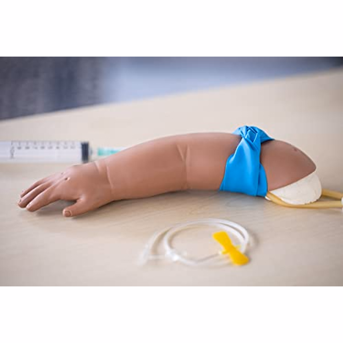 Pediatric IV and Phlebotomy Practice Kit by The Apprentice Doctor. Practice and Perfect Critical Medical Skills Before Working on Real People. (Dark Skin Tone)