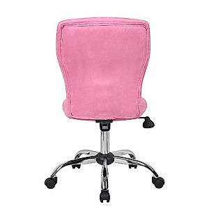 Boss Office Products Tiffany Modern Office Chair in Pink