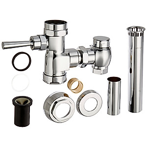 American Standard 6047111.002 Exposed Manual Toilet 1.1 GPF Flush Valve, Polished Chrome