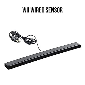 Nintendo Wii Console, Black Premium Bundle (Renewed)