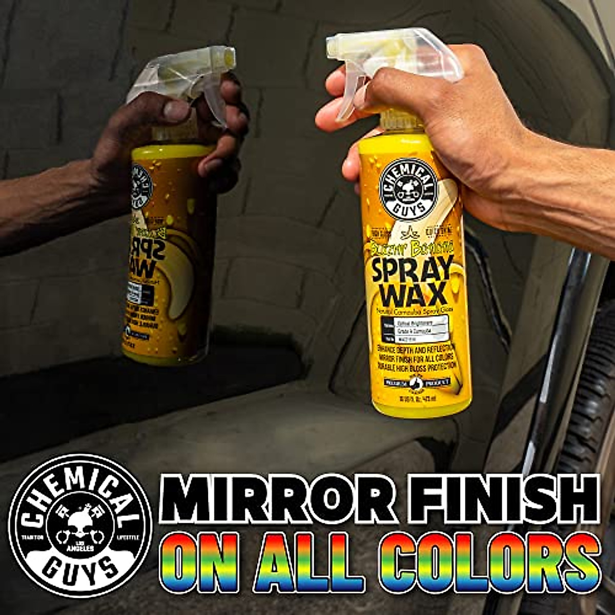 Chemical Guys WAC21516 Blazin' Banana Spray Wax, Natural Carnauba Gloss, Safe for Cars, Trucks, SUVs, RVs & More, 16 fl oz