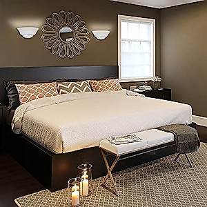 Designers Fountain 6031-WH Wall Sconce, 6 in , White