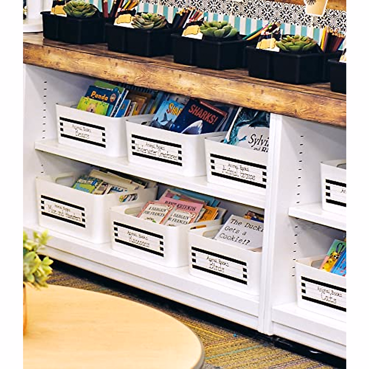 Schoolgirl Style Light Bulb Moments Classroom Decor Bundle, Classroom Calendar, Growth Mindset Bulletin Board Sets, Bulletin Board Border, Cutouts, Nameplates, Motivational Poster Pack (588 pc)