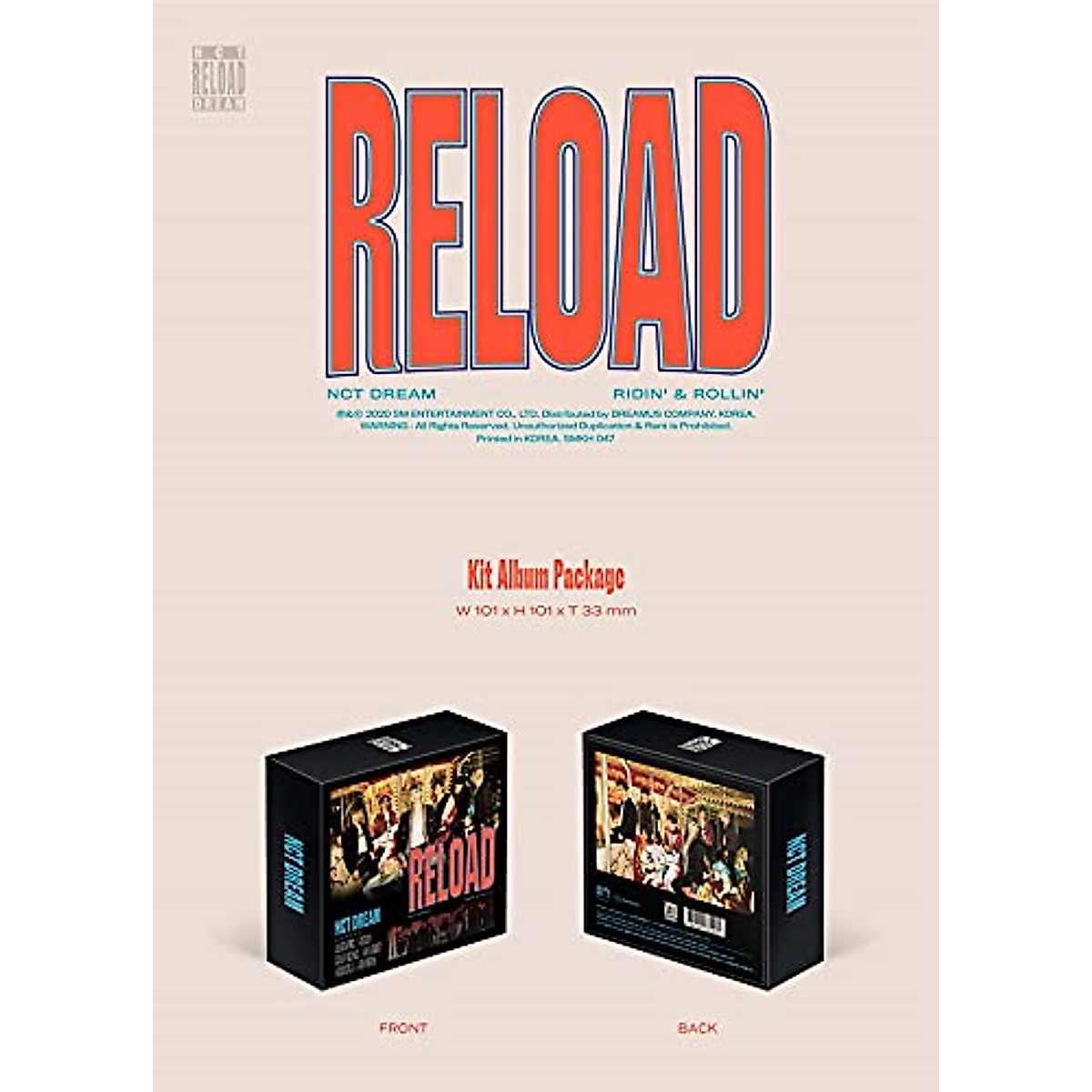 NCT Dream - Reload [KIHNO KIT]+Extra Photocards Set