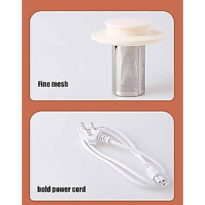 400ML Teapot Health Pot Electric Tea Pot Portable ​Mini Multi Cooker Electric Kettle Household Filter Teakettle Temperature Control Kettle Flower Teapo Fast Boiling Heat Preservation Function A,4