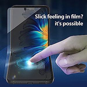 Whitestone GEN Film Screen Protector [Premium folding Film] Hinge Cover film Included, Hard Coated Film Screen Protector Anti-Bubble HD Clear PET Film Screen Guard for Samsung Galaxy Z Flip 4 (2022)