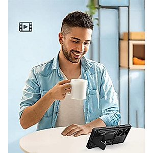 FNTCASE for Samsung Galaxy S23-Ultra Case: S22 Ultra Military Grade Shockproof Protection Mobile Case with Kickstand & Matte Textured Rugged TPU Shell | Drop Proof Protective Phone Cover