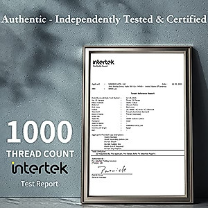 SONORO KATE Cotton Queen Size Sheets - 1000 Thread Count, Luxury 100% Egyptian Cotton Sheets Set, Cooling Bed Sheets, Deep Pocket up to 16" - 4 Piece (White, Queen)