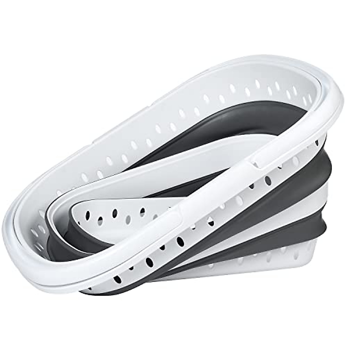 Haundry Collapsible Laundry Basket - 42L Foldable Plastic Laundry Hamper with Handles, Pop-up Basket for Laundry, Portable College Essentials Clothes Hamper