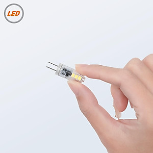 Maelsrlg G4 LED Bulb 12V AC/DC, 1.5W(20W Equivalent), JC Bi-Pin Landscape Light Bulbs, Non-Dimmable, Daylight White 6000K, 10-Pack