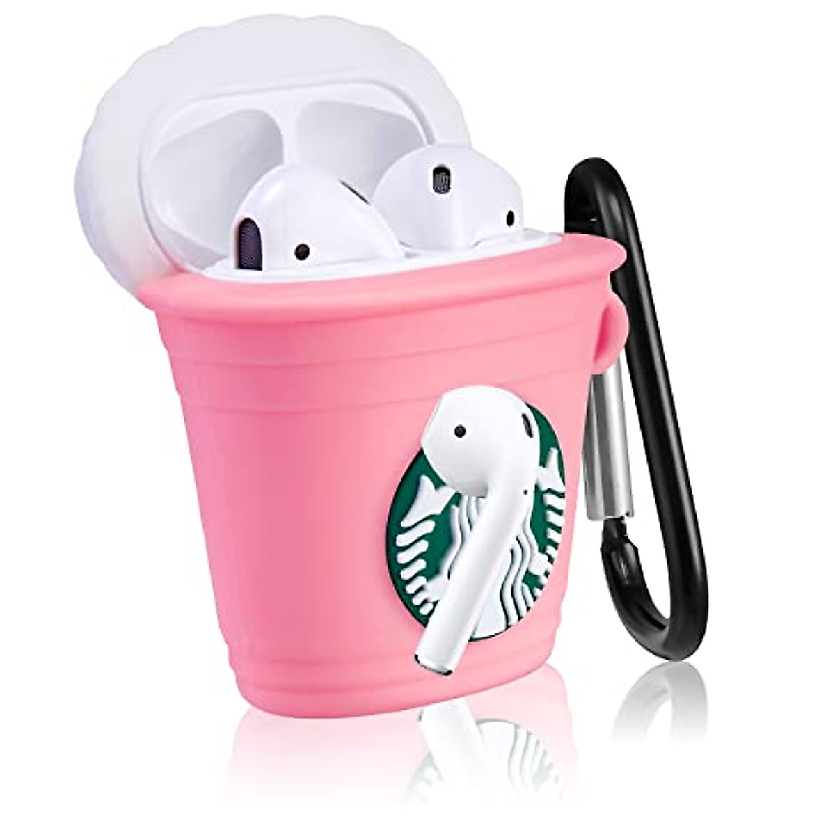 sjiwkso for AirPods 2/1 Case Food Ice Cream Design Funny Drink Cartoon Designer for Airpod Air Pod 1st/2nd Silicone Cover Cases Kawaii Fashion Cool Unique Skin for Boys Girls Kids (Pk)
