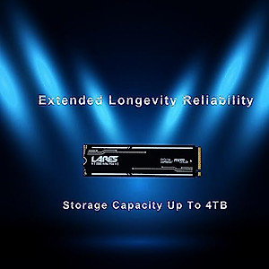 LEVEN JPS850 2TB PCIe Gen4 Speed up to 7,200MB/s 3D NAND NVMe M.2 SSD, Perfectly Compatible with PS5, High Endurance with Thermal Pad and Heat Sink