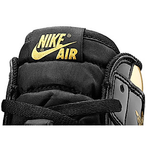 Jordan Mens Air Jordan 1 Retro High OG 555088 032 Black Metallic Gold - Size 8.5