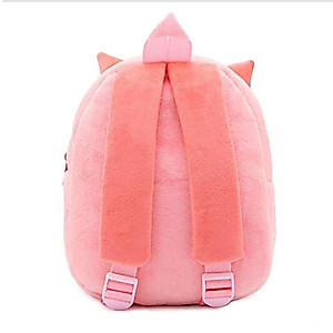 KISSOURBABY Cute Toddler Backpack Toddler Bag Plush Animal Cartoon Mini Travel Bag for Baby Girl Boy 1-4 Years(Cat)