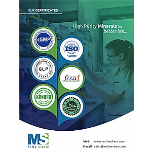 Sodium Chloride (Salt), High Purity Crystals, 500 Grams (1.1 lb.) - ACS