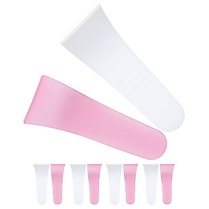 Sonew 10pcs Hair Wax Cleansing Spatulas Depilatory Cream Scraper Board Home Salon Use Facial Mask Applicator Scraper Beauty Tools