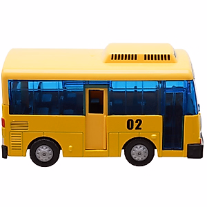 The Little Bus Tayo and freinds - Lani Metal Die Cast Bus Cars Toy Pull-Back Motor Vehicle Ride car Toys for Kids (Lani)