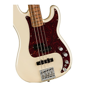 Fender Player Plus Precision Bass, Olympic Pearl, Pau Ferro Fingerboard
