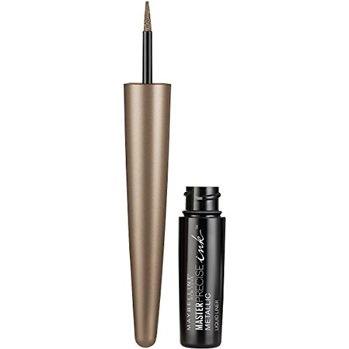 Maybelline New York Master Precise Ink Metallic Liquid Liner, Stellar Sand, 0.06 Fluid Ounce
