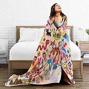 Blanket Ultra Soft Fleece Blankets Lightweight Flannel Throw Blankets for Sofa Couch Living Room