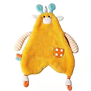 Kids Towels-Cute Hand Towels-Hanging Towel,Hanging Hand Towel- Kitchen Yellow Hand Towel Bathroom Absorbent Cotton Hand Towel, Decorativekids Hand Towels for Bathroom(Giraffe)