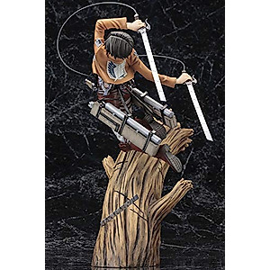 Kotobukiya Attack on Titan: Levi (Renewal Package Version) ArtFX J Statue, Multicolor