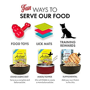 Grandma Lucy's Artisan Dog Food, Grain Free and Freeze-Dried - Artisan Chicken, 10Lb Bag