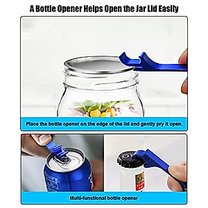 VICHYIE Jar Sealer for FoodSaver Vacuum Sealer, Jar Vacuum Sealing Kit with Accessory Hose and Portable Manual Vacuum Pump for Mason Jars with Wide and Regular Mouth