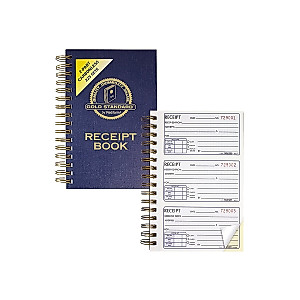 Rediform Gold Standard Money Receipt Book, 2.75" x 5", 225 Numbered Duplicates (8L829)