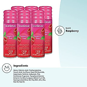 Skintimate Raspberry Rain Shave Gel for Women, 6 Pack | Skintimate Shaving Cream for Women, Womens Shaving Cream, Shave Cream, Shaving Foam, Womens Shave Gel, Pack of 6, 7oz each