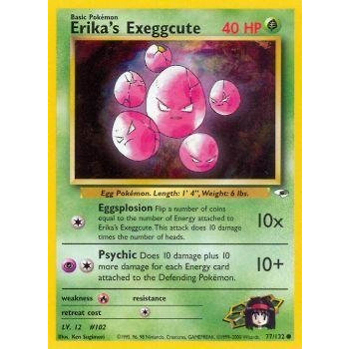 Erika's Exeggcute - 77/132 - Common - Unlimited Edition