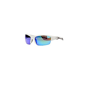 Rawlings RY 132 White and Blue Mirror Sunglasses Standard, Youth