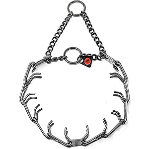 Herm Sprenger Stainless Steel Prong Dog Training Collar Ultra-Plus Pet Pinch Collar No-Pull Collar for Dogs Anti Pull Training Collar Made in Germany 3.2mm x 23in Medium